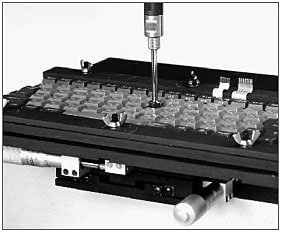 Keyboard Compression Test Jig : Shimadzu Scientific Instruments