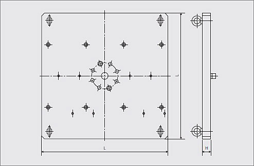 Flat Surface Plates for Compression Tests : Shimadzu Scientific Instruments